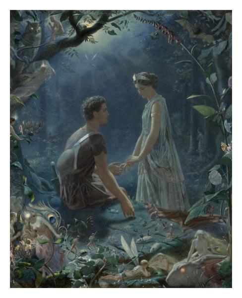 Lysander Midsummer Night Dreams Selfie Hermia And Lysander, A