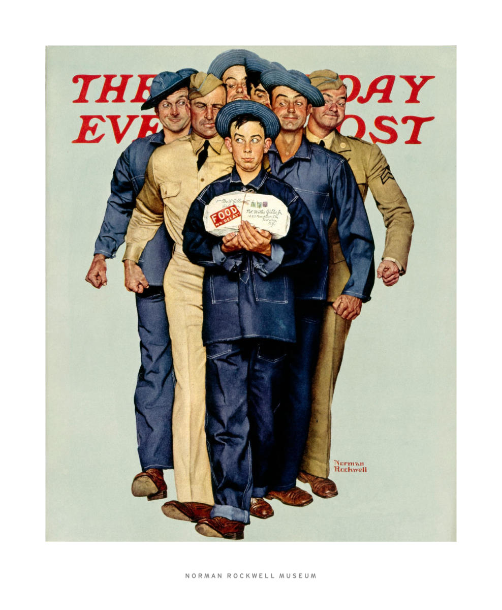 Willie Gillis Study For 'Willie Gillis USO'' By Norman Rockwell