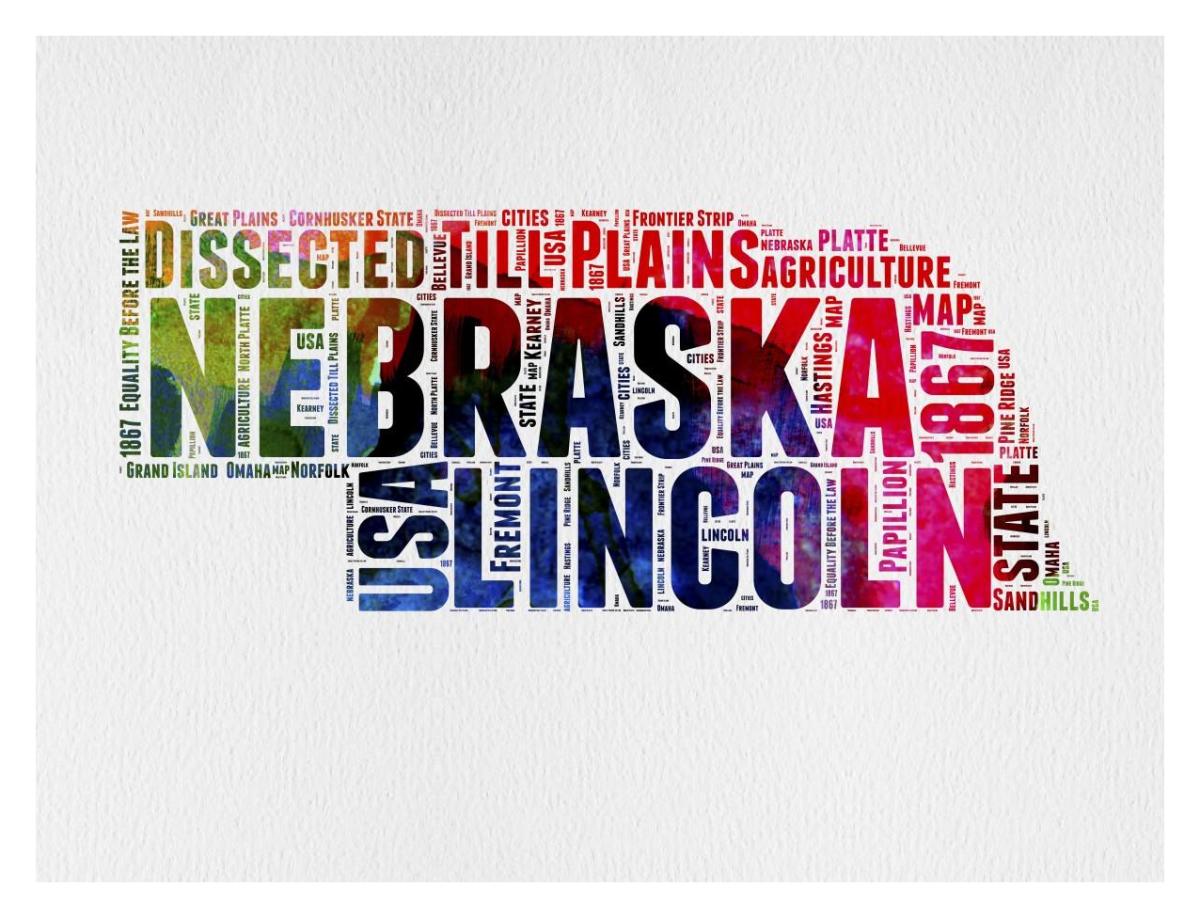 Nebraska Word State Symbols Of Nebraska Word Search